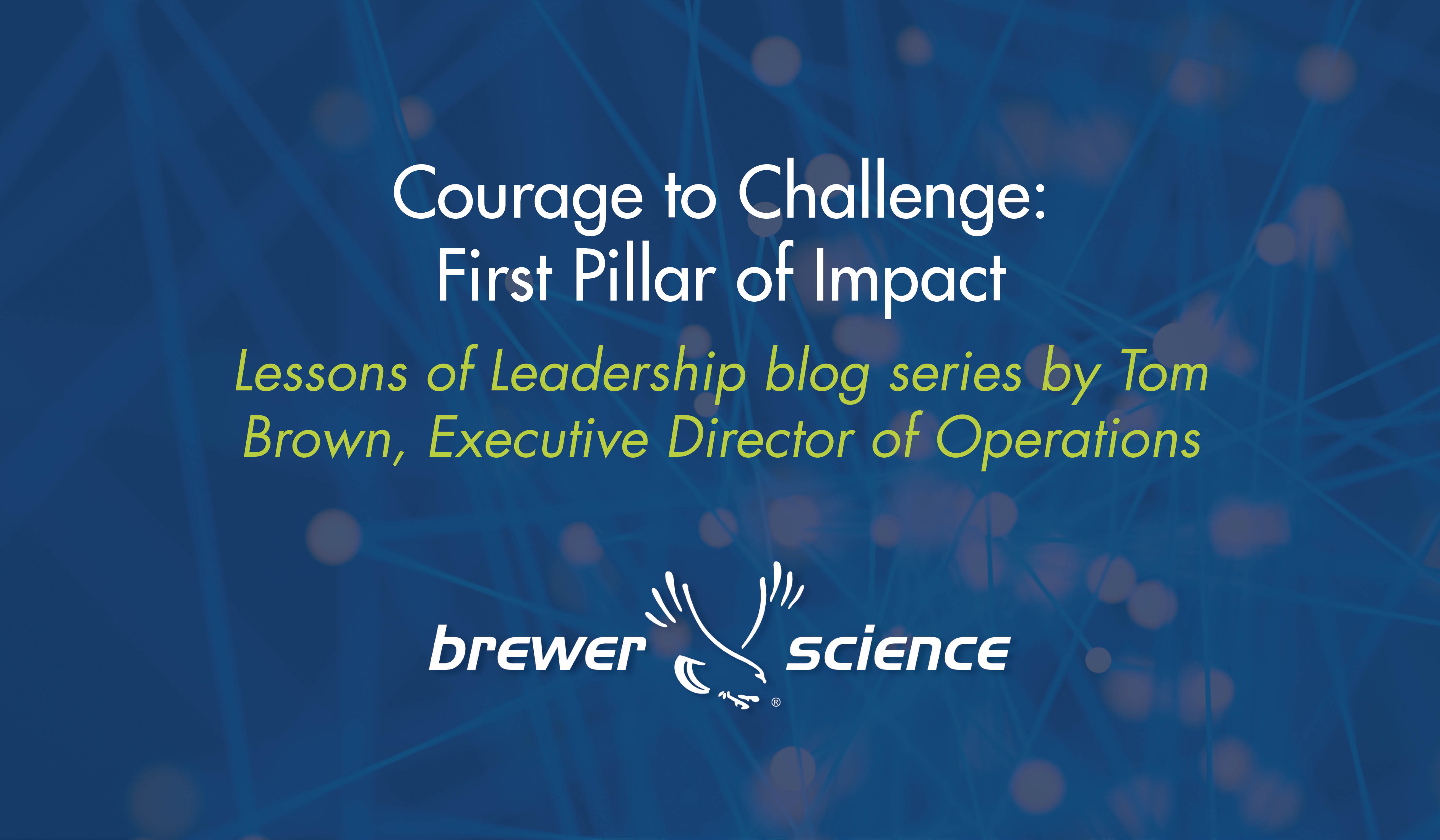 Courage to Challenge: First Pillar of Impact